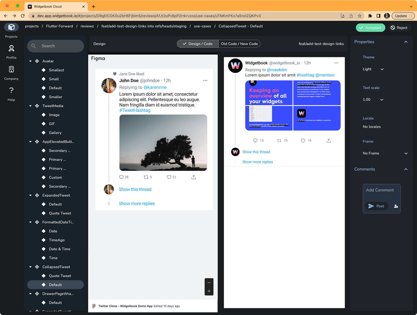 Widgetbook - The Custom Widget Library for Flutter